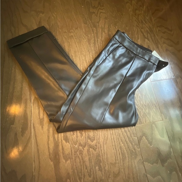 Ann Taylor | Pants & Jumpsuits | Nwt Ann Taylor Tailored Leather Pants ...